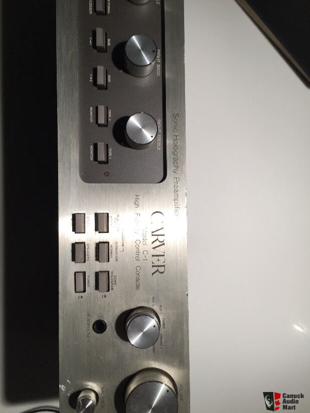 Carver c-1 Preamplifier [Free Shipping in Canada Photo #1191869 - US ...