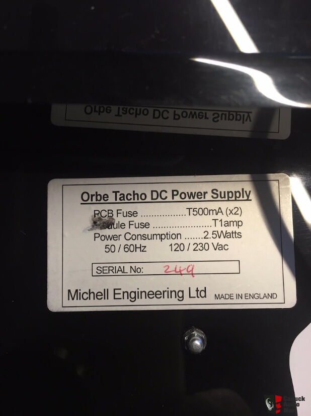 JA Michell Orbe SE Turntable Photo #1190356 - US Audio Mart