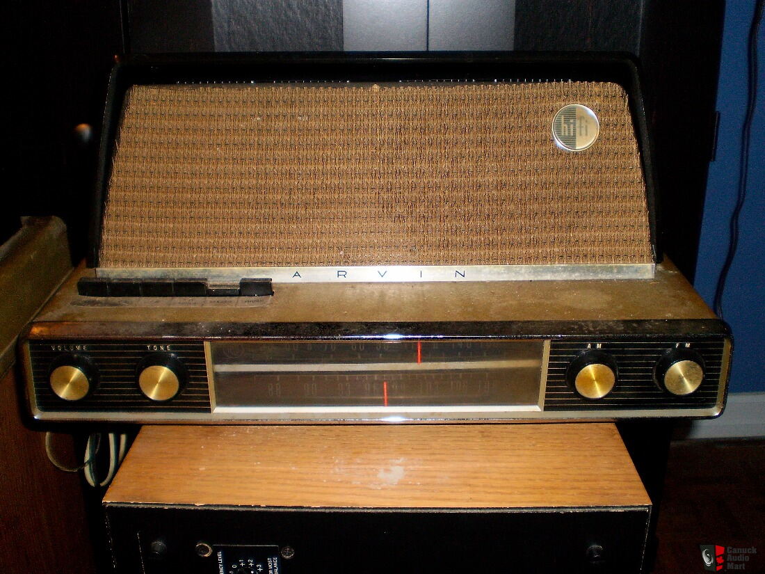 Rare Vintage 1959 Arvin Hi-fi/fm stereophonic Tube Radio and Amplifier ...