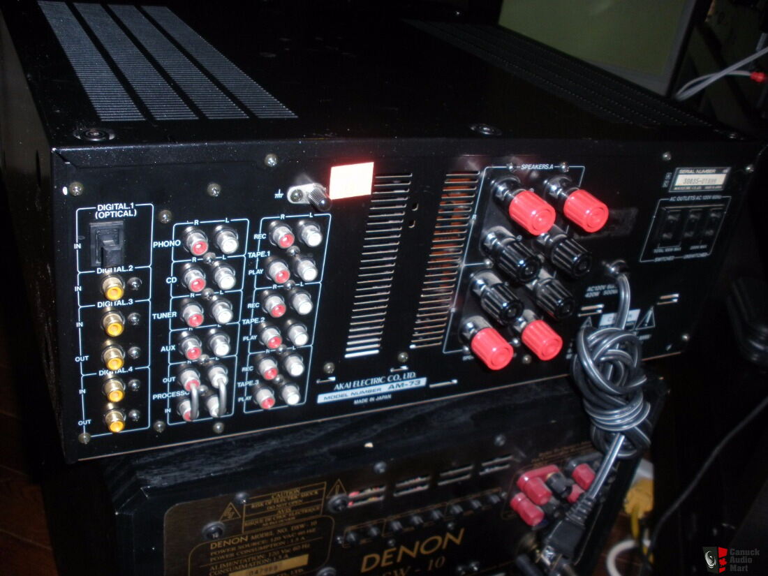 AKAI Reference Master Digital Integrated Amplifier AM-73 Photo #1197624 ...