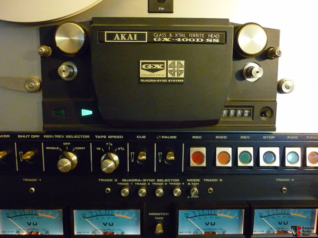 Ultra Rare Top of Line *AKAI GX-400D SS*Professional Quad R2R Photo ...