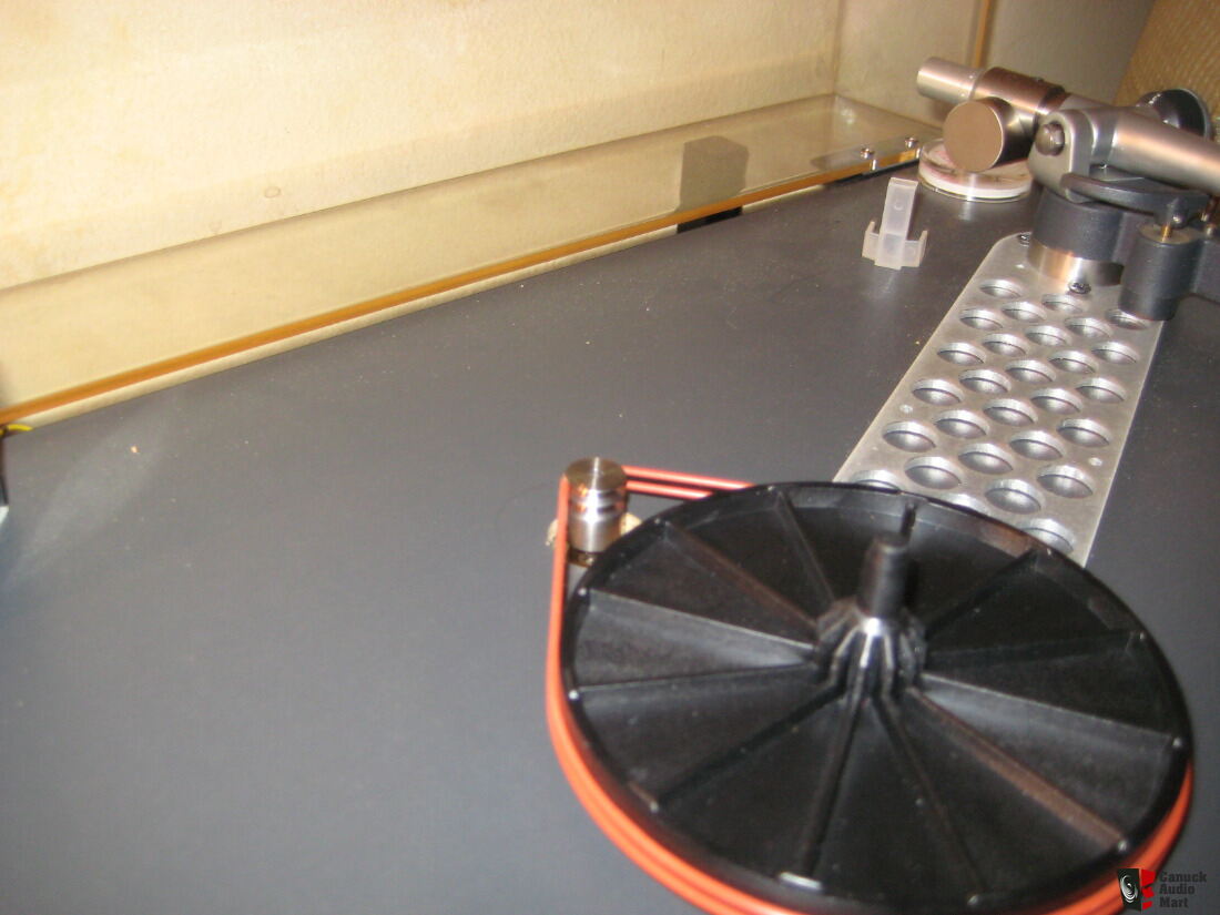 Rega RP1 (modified into RP3),dual metal pulley,bottom bracing,allu iso ...