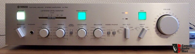 Yamaha A-760 silver amp Photo #1201260 - Canuck Audio Mart