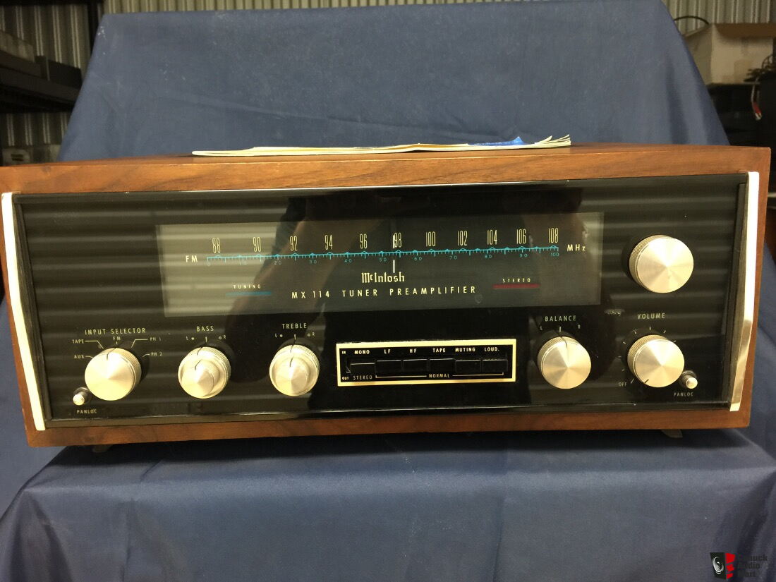 Vintage McIntosh MX114 TUNER, Preamp Photo #1201602 - Canuck Audio Mart