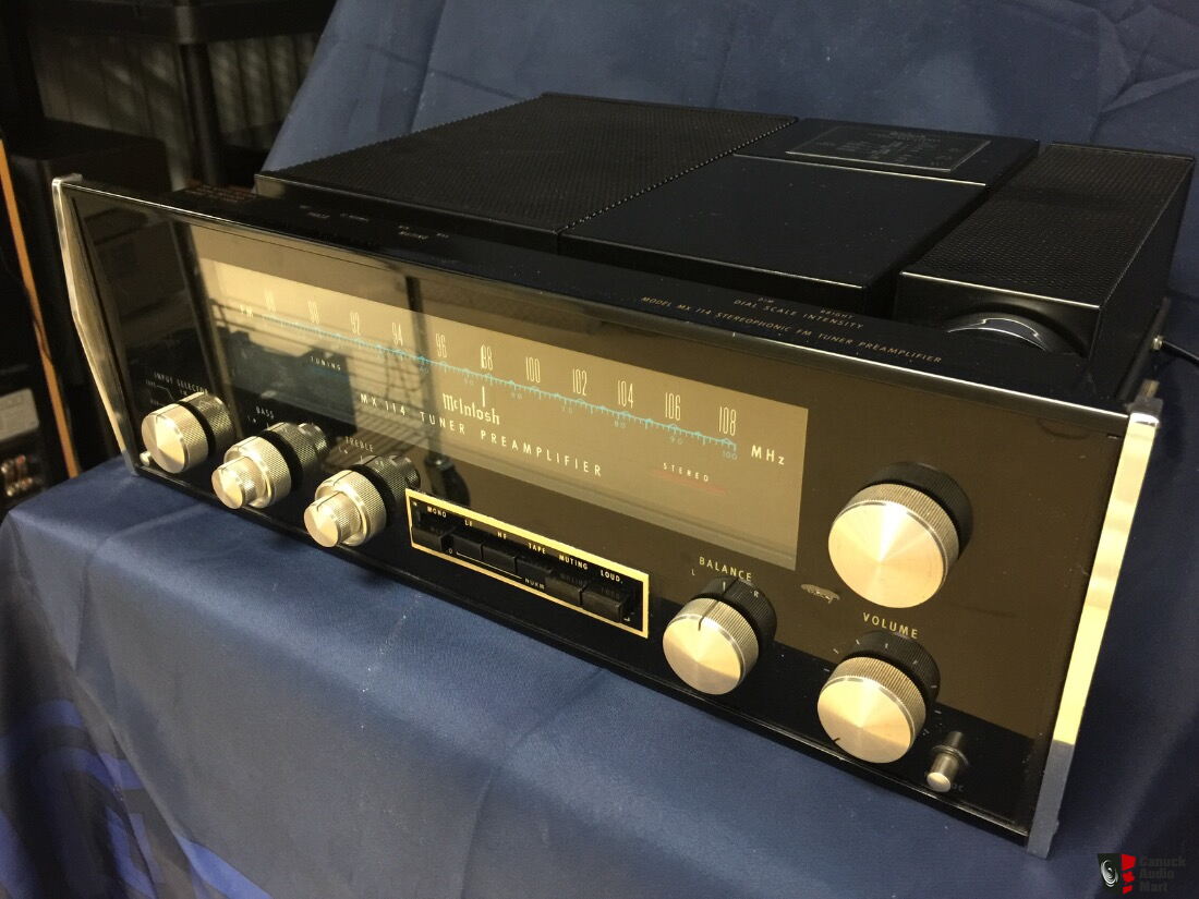 Vintage McIntosh MX114 TUNER, Preamp Photo #1201613 - Aussie Audio Mart