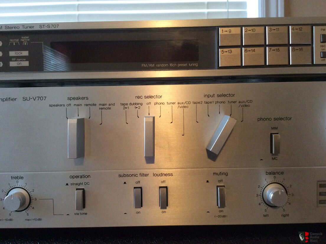 Technics SU-V707, ST-S707, SL-P2, RS-B49R Photo #1209392 - Canuck Audio ...