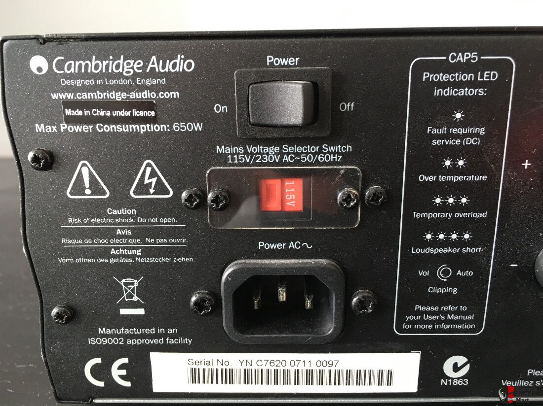 Cambridge Audio Azur 540a V.2 Integrated Amplifier Photo #1205879 - US ...