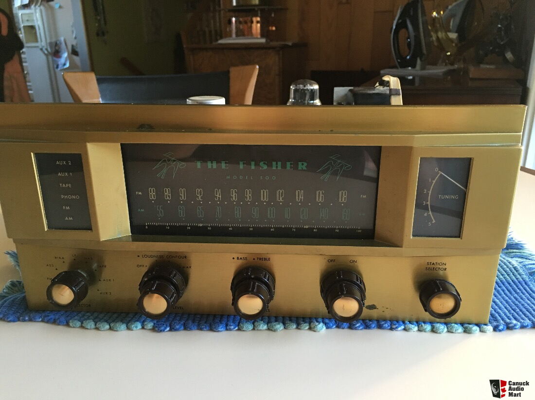 The Fisher Model 500 mono integrated from the late 50's. ***SOLD to ...