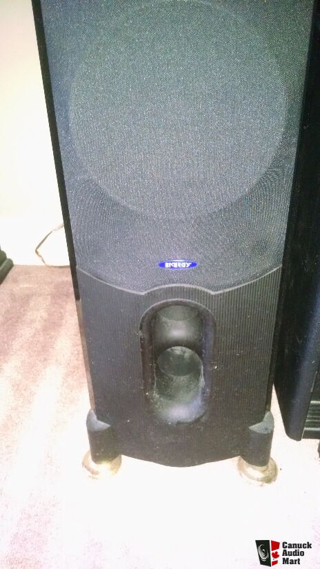 Energy S10.2 Powered Subwoofer + 2 x Energy Floor-Standing Loudspeakers ...