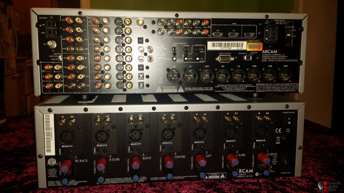 Arcam AVP700 Preprocessor & P1000 Power Amp Photo #1207717 - Aussie ...