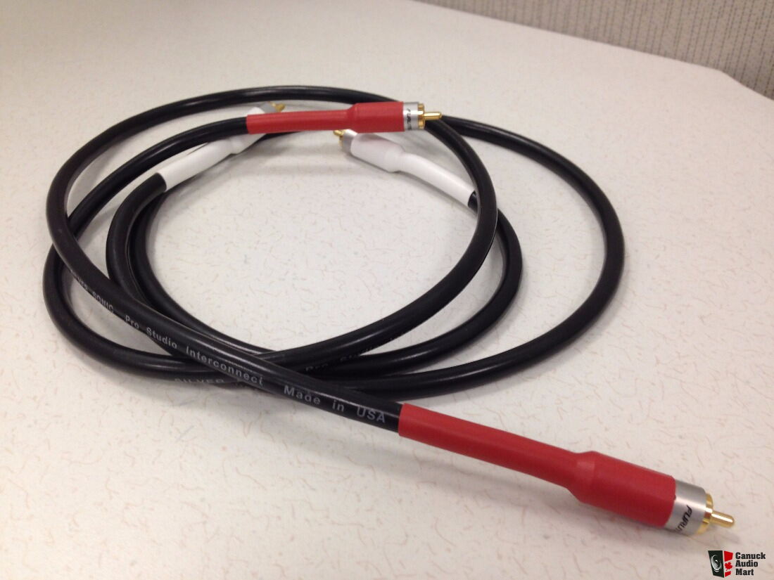DH Labs Silversonic Pro Studio Interconnect cable 3 feet pair with ...
