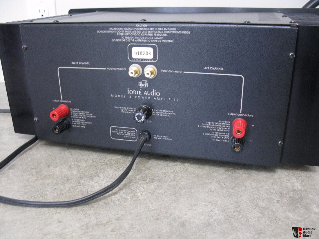 Forte Model 3 Power amp Photo #1210376 - UK Audio Mart