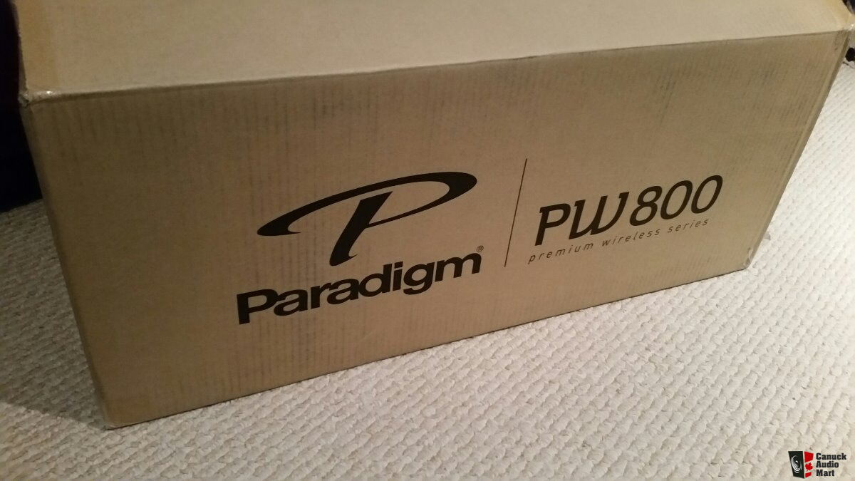 Paradigm PW800 Premium Wireless Speaker (Brand new in box) - Free ...
