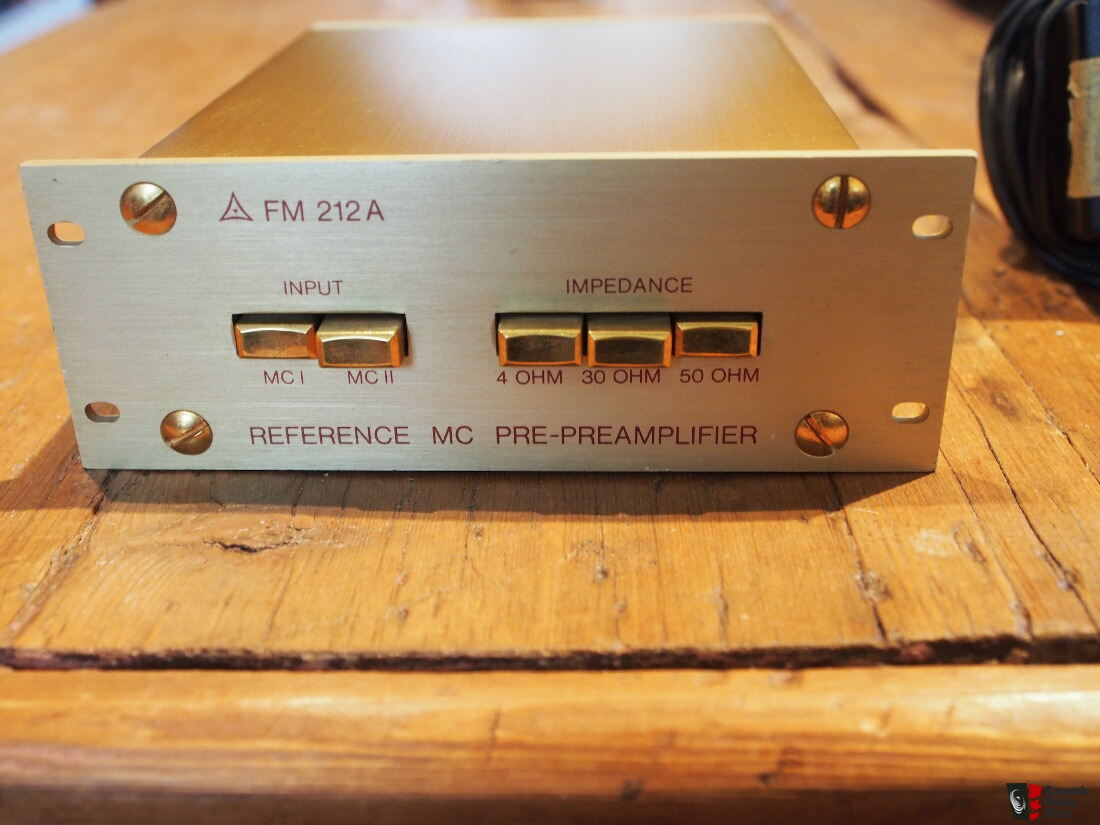 RARE fm acoustics FM 212 A mc preamplifier Photo #1223078 - US Audio Mart