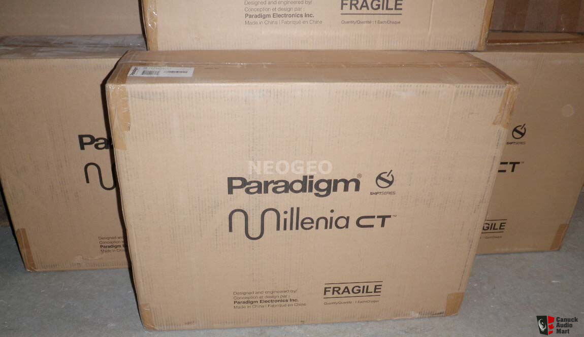Paradigm Shift-Millenia CT G1 New Factory Sealed-Speakers-Subwoofer-NIB ...