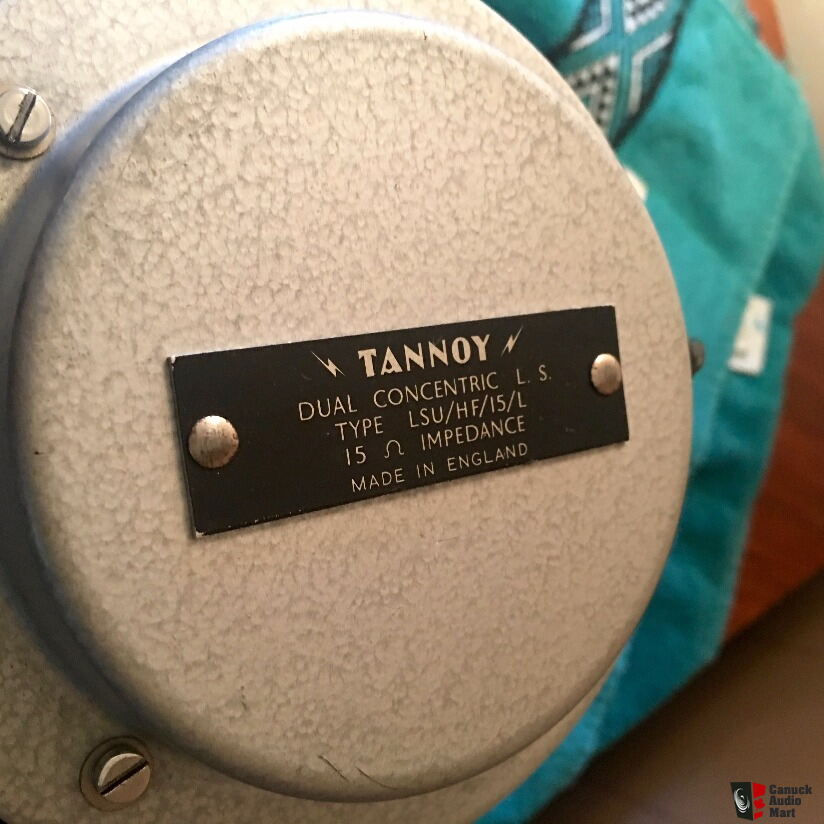 EARLY vintage Silver Monitor Tannoy 15" speaker (single speaker) with ...