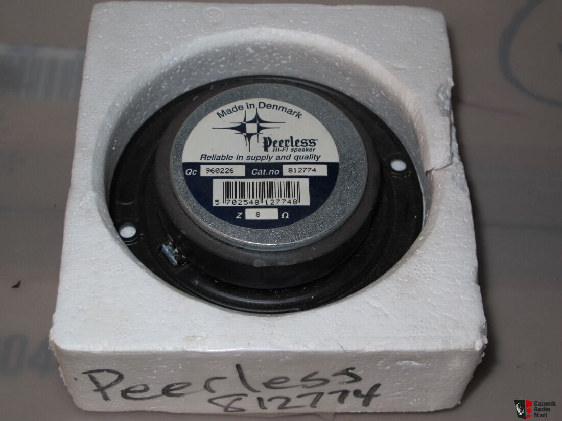 Peerless DT105H 812774 1" textile tweeter Photo #1237759 - Canuck Audio ...