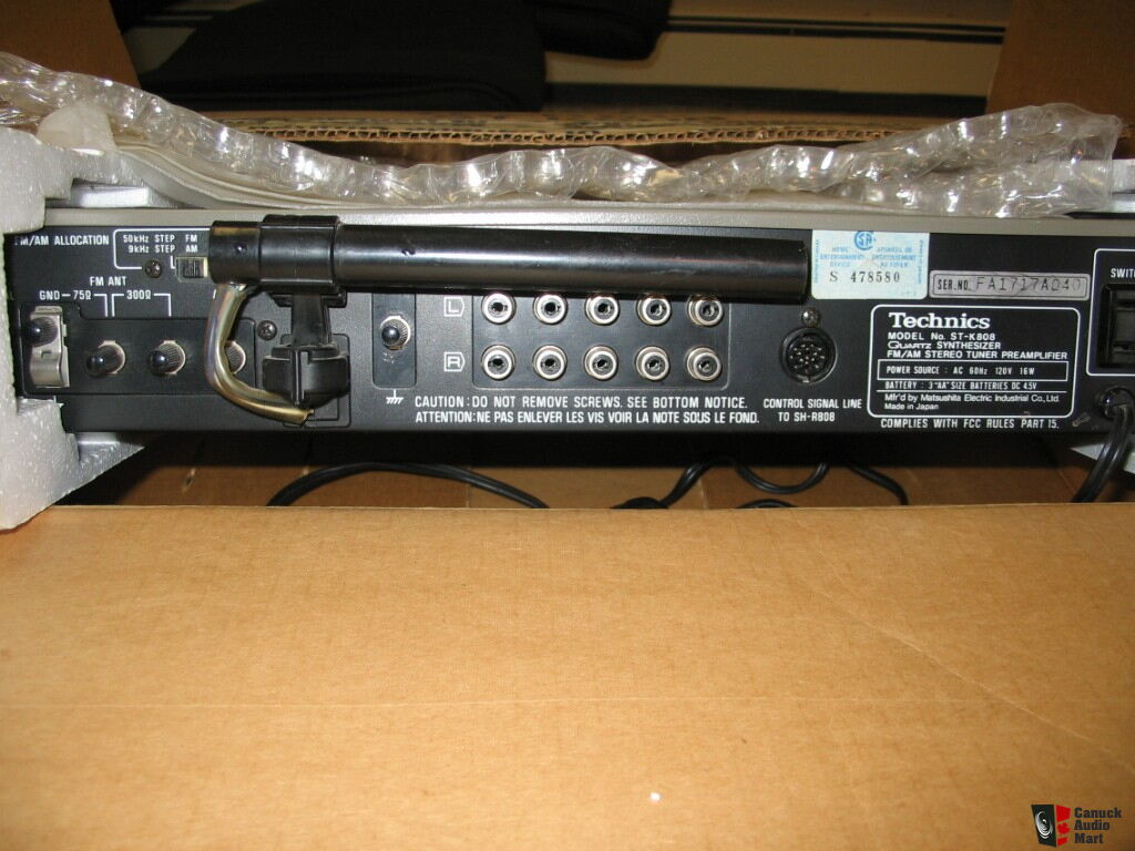 Technics ST-K808 tuner preamp & SH-R808 remote unit Photo #124030 - UK ...