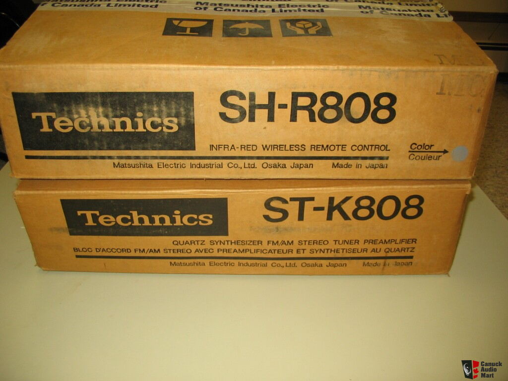 Technics ST-K808 tuner preamp & SH-R808 remote unit Photo #124035 - UK ...