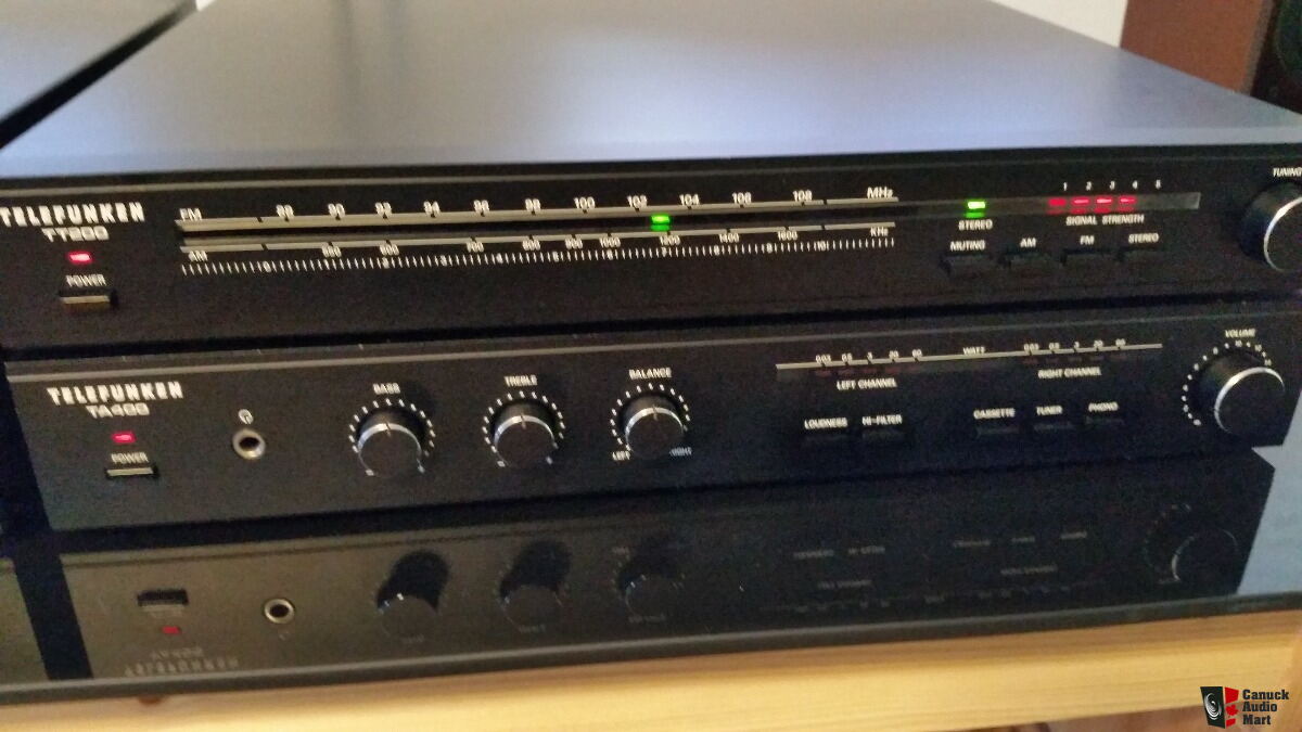 RARE Telefunken Full Stereo System. Tuner, Integrated, Cassette Photo ...
