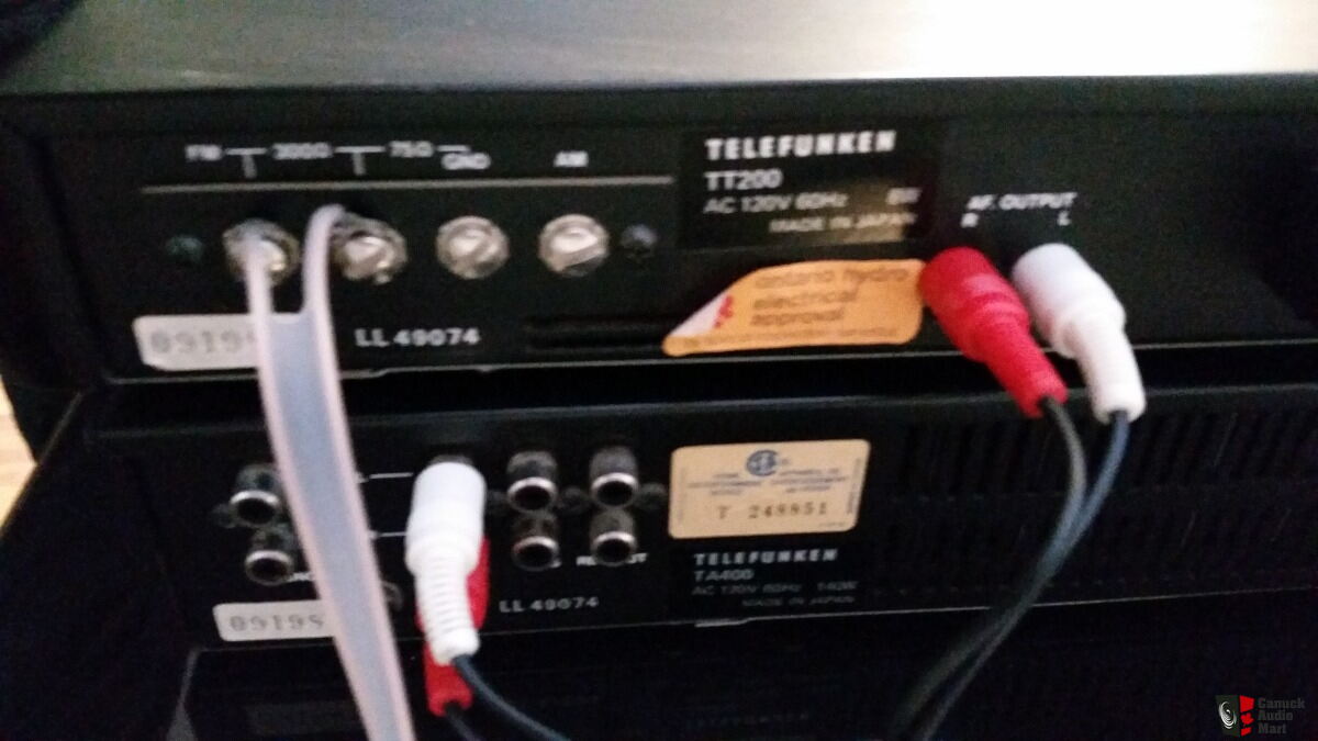 RARE Telefunken Full Stereo System. Tuner, Integrated, Cassette Photo ...