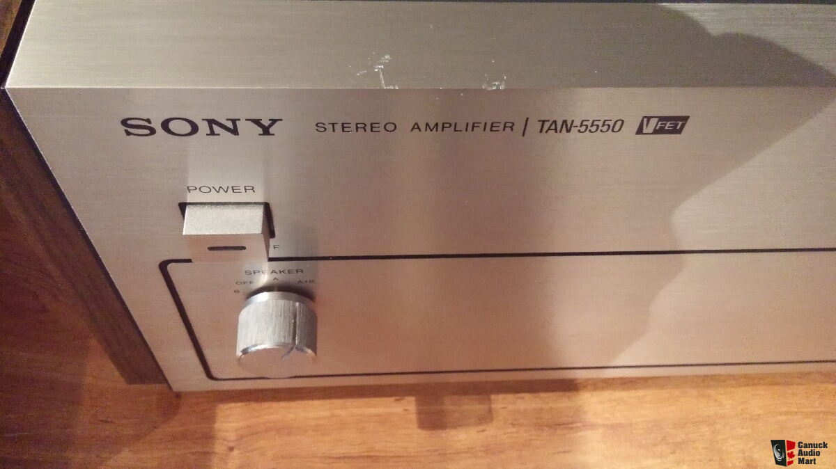 SONY TAN-5550 STEREO Amplifier V-FET Photo #1249050 - US Audio Mart