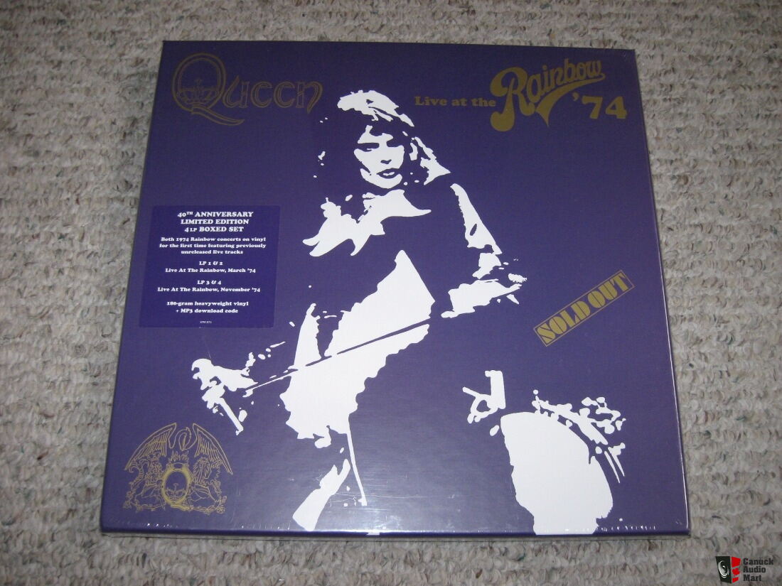 Queen - Live at the Rainbow 74' - 4 LP Box set + A Night At The Odeon ...