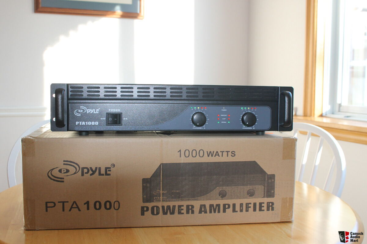 Pyle PRO PTA 1000 POWER Amplifier with MANUAL Photo #1259899 - Canuck ...
