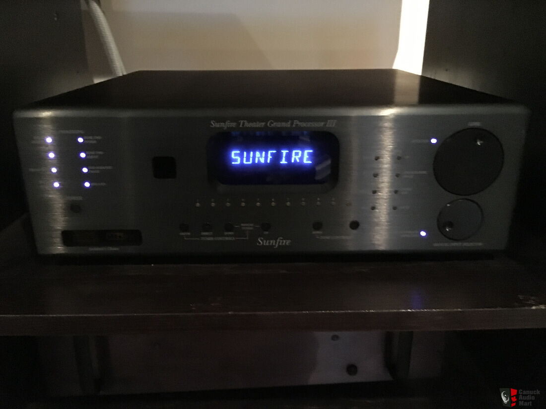 Sunfire Theater Grand III Surround Sound Processor - Carver Photo ...