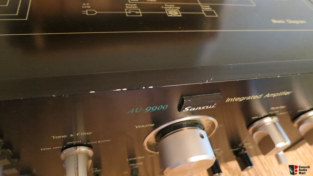 Sansui Au-9900 Integrated Amp - 80 watts - Serviced and Tuned - Good ...