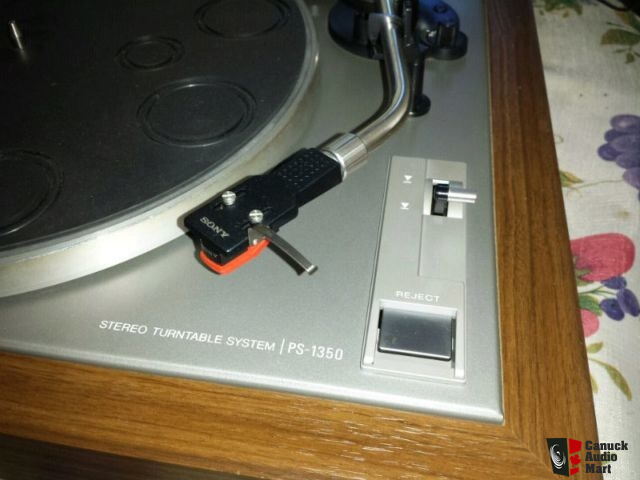 SONY PS-1350 BELT DRIVE AUTO-RETURN Vintage Turntable 1977 Photo ...