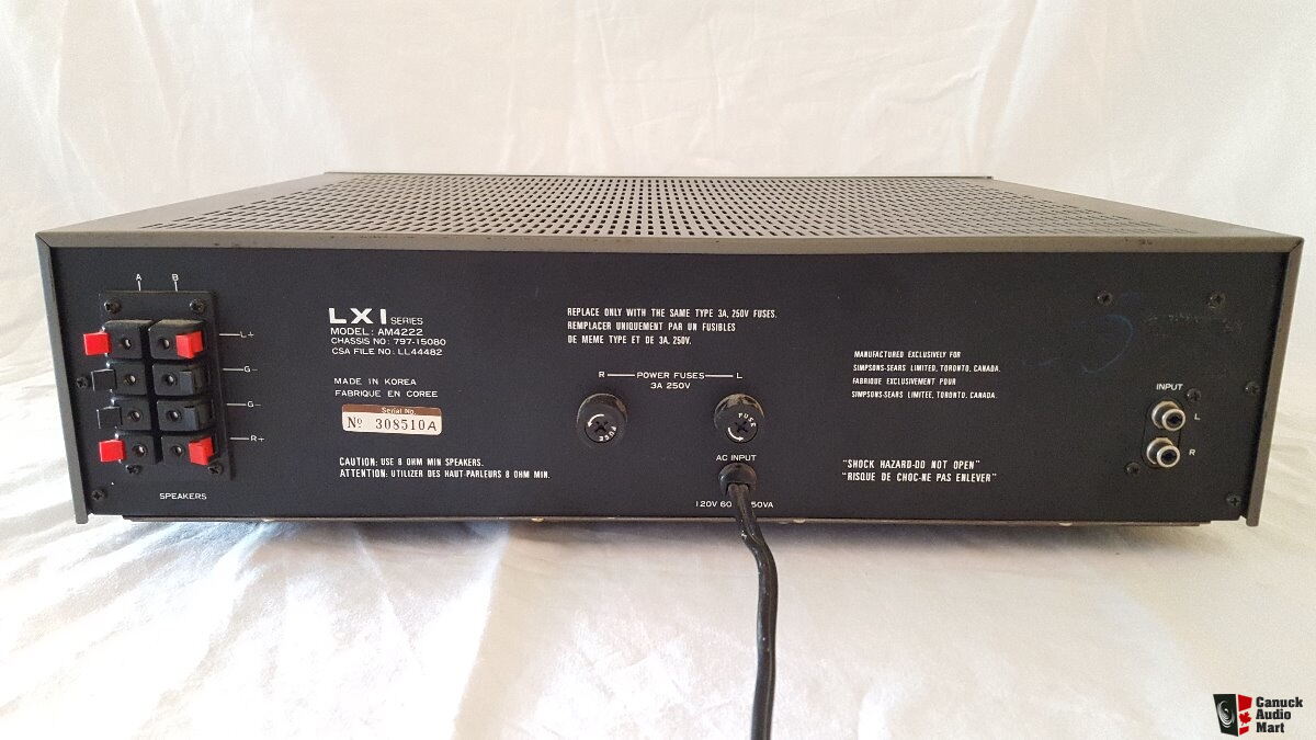 LXI Series 100W MOS FET DC Power Amp Photo #1269174 - US Audio Mart