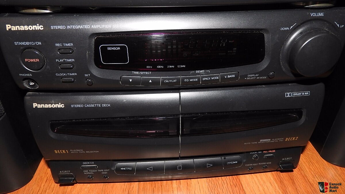 Panasonic Mini System SC-CH90 3CD 2TAPE TUNER Mint! reliable powerful ...