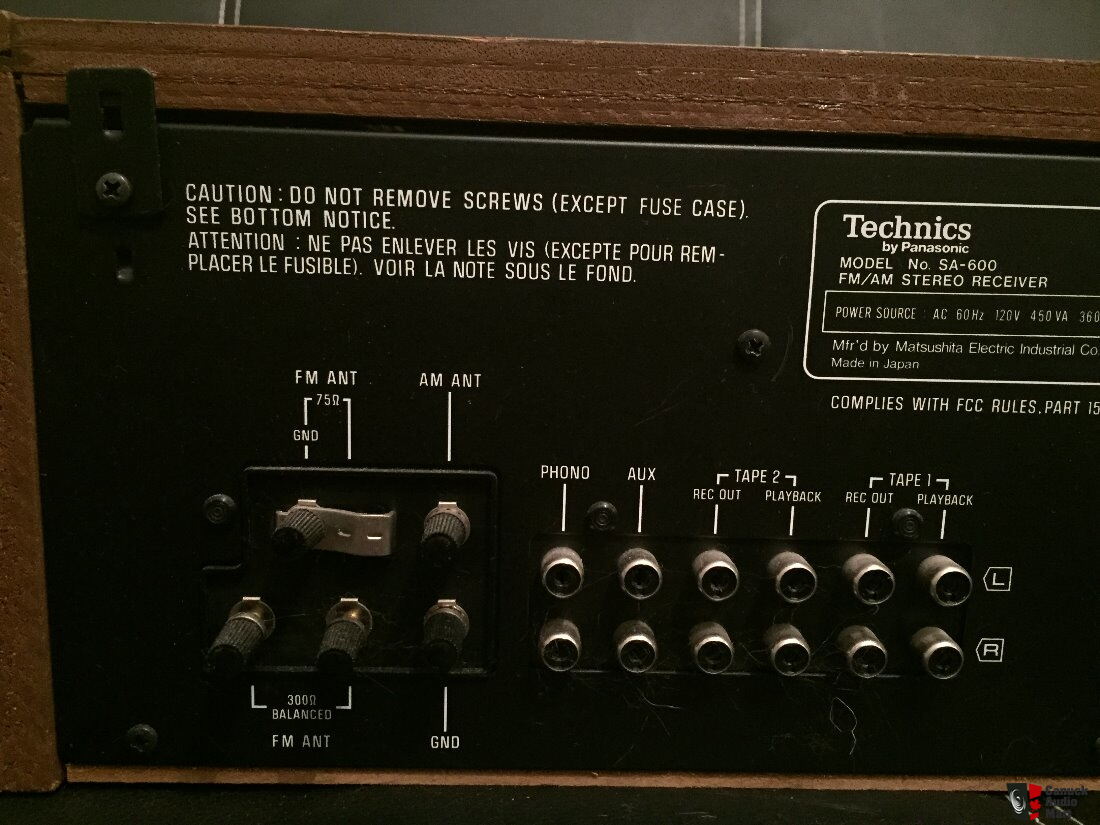 Technics SA-600 Receiver - Nice! Photo #1285305 - Canuck Audio Mart