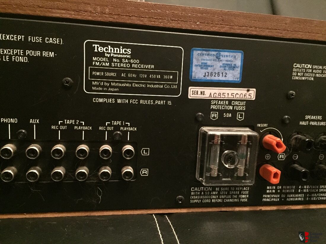 Technics SA-600 Receiver - Nice! Photo #1285305 - Canuck Audio Mart