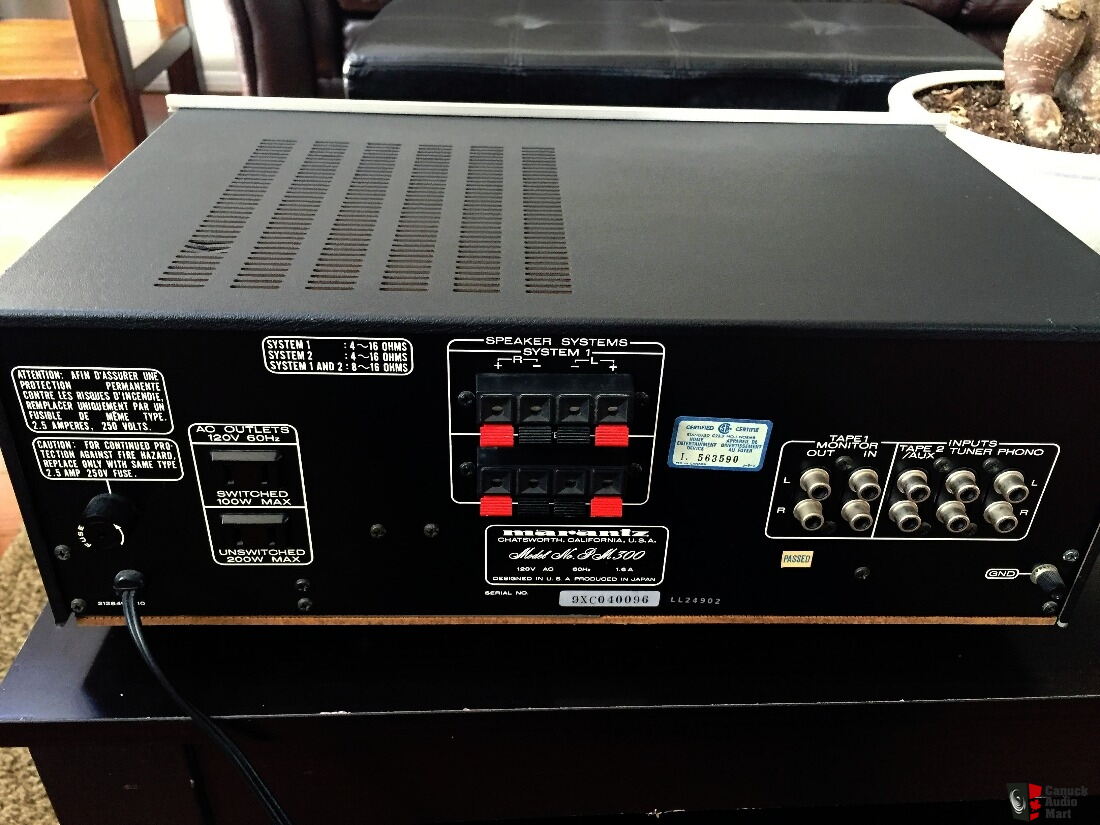 Marantz Stereo Console Integrated Amplifier Model PM300 Photo #1285868 ...