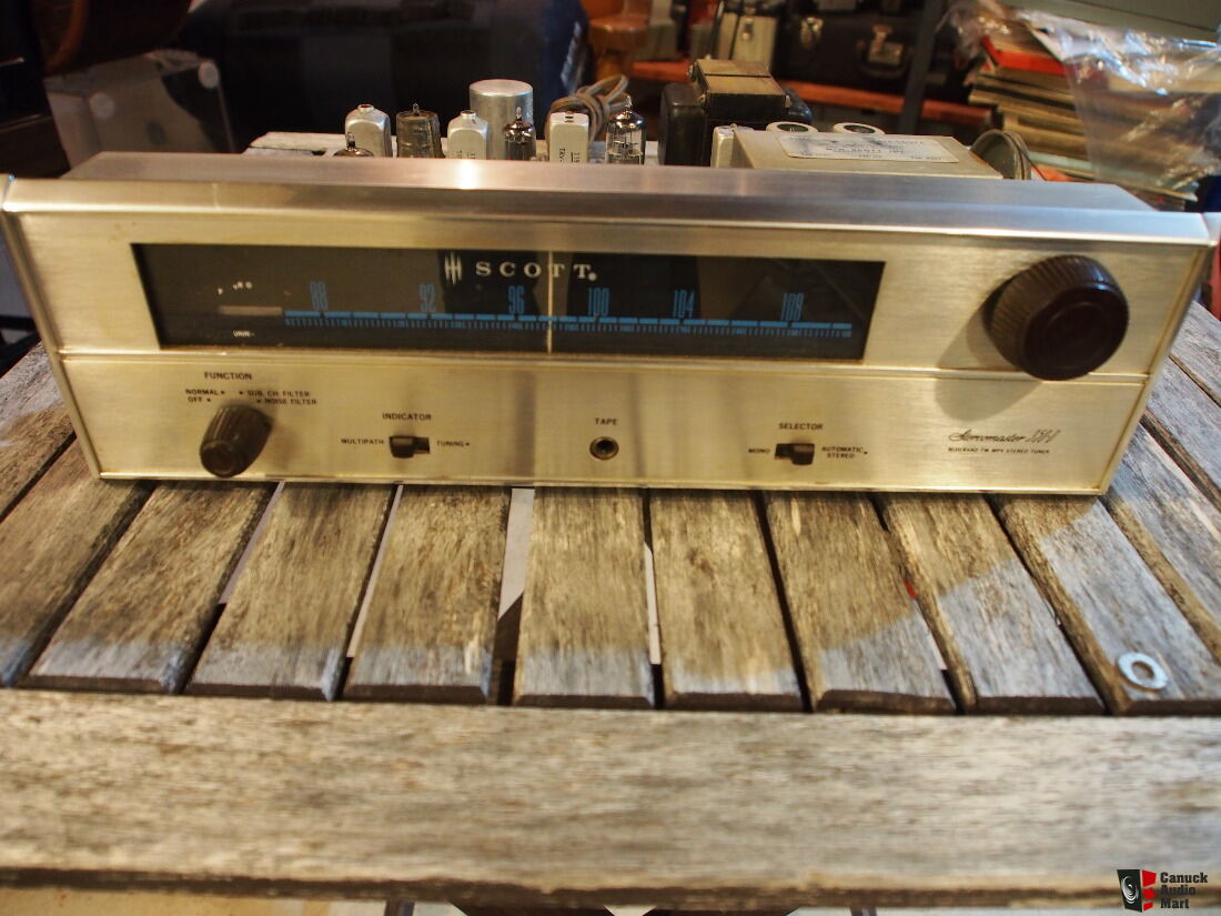 scott tubes amp 233 and tuner 350D with wooden cabinet Photo #1286436 ...