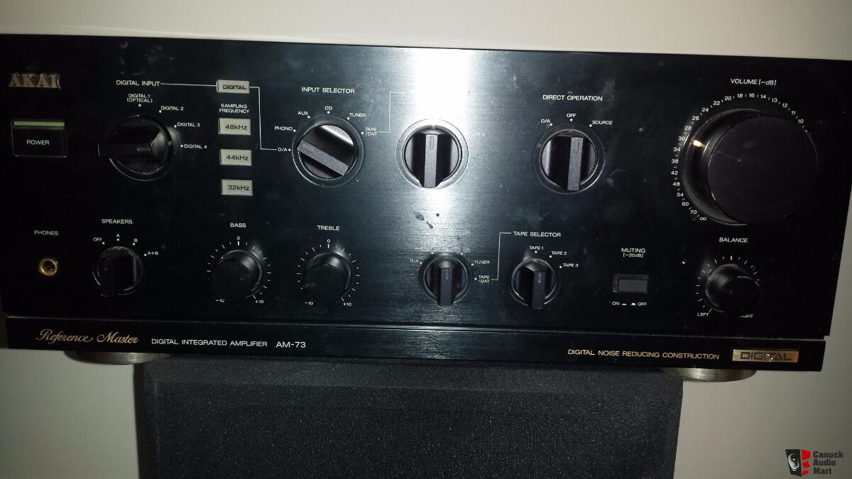 AKAI Reference Master AM73 Integrated Amplifier/DAC For Sale - Canuck ...