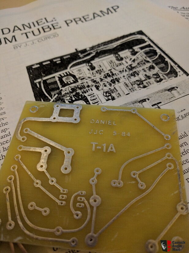 Curcio Daniel Vacuum Tube Preamp PCBs and instructions Photo #1293836 ...