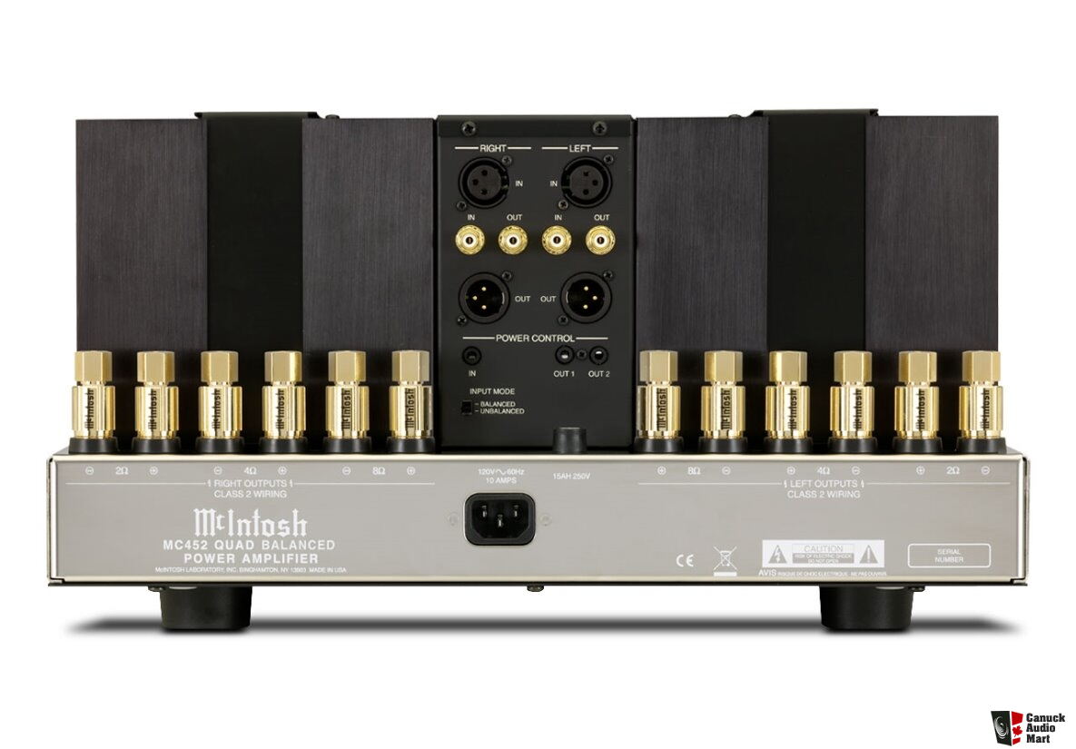 Mcintosh MC 452 Power Amplifier ! Photo #1299233 - Canuck Audio Mart