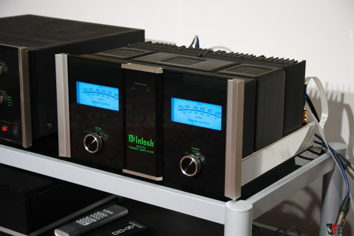 McIntosh POWER Amp MC252, Original boxes MANUAL IMMPECABBLE!! Photo ...