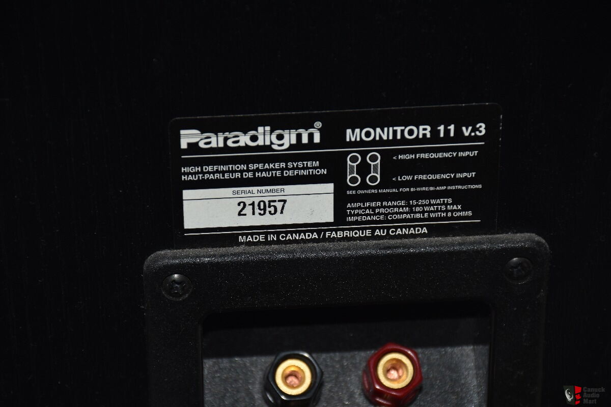 Paradigm Monitor 11 V3 tower speakers...SALE PENDING TO JOHN Photo ...
