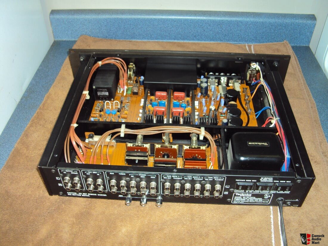 Technics Flat Series SU 9070 Stereo Preamp with MM MC Phono stage in ...