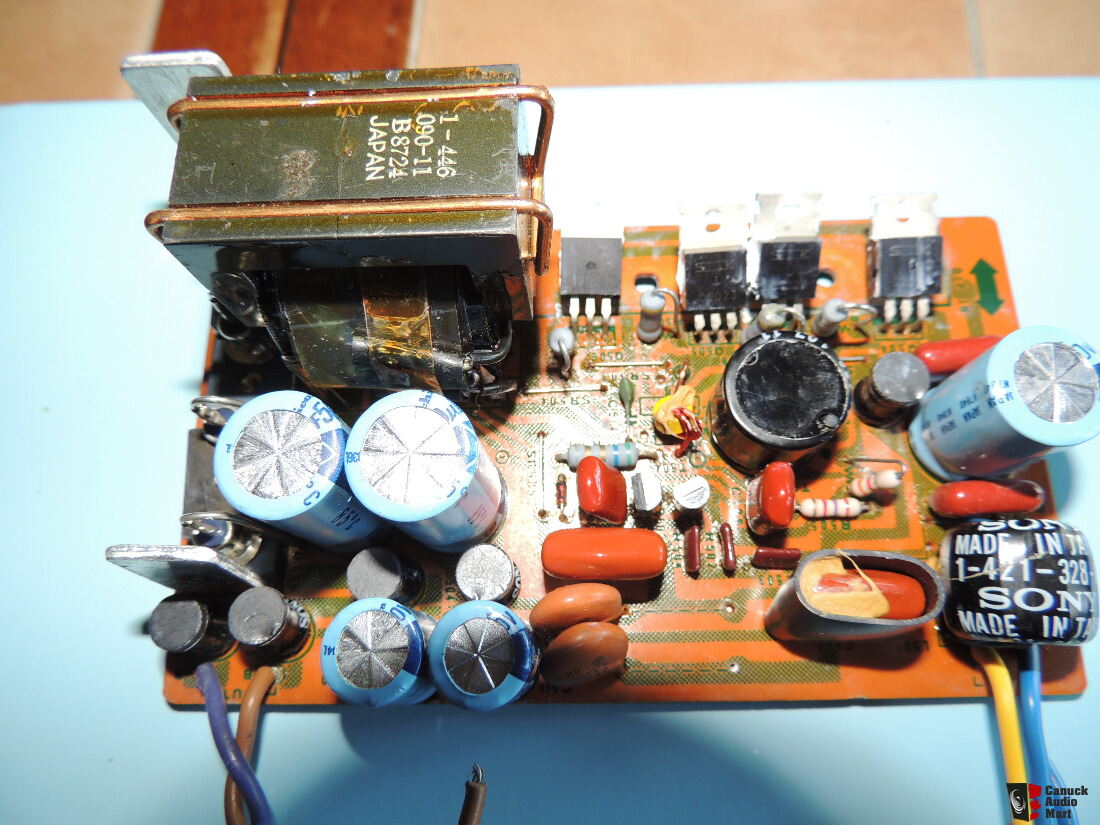 Sony TA-F5 Amplifier Faceplate, Knobs, Rear AC Outlet Panel w/ Power ...