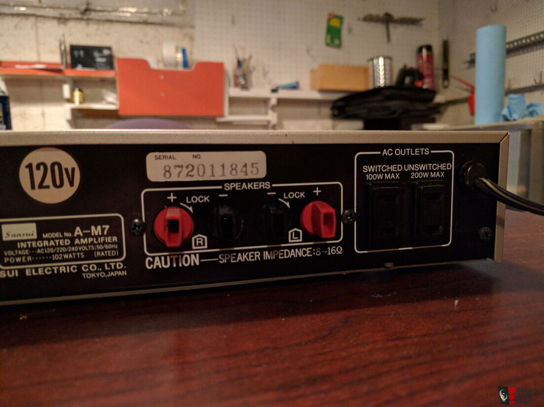 Sansui A-M7 compact amplifier