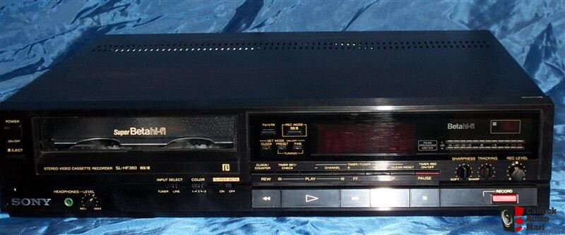 Sony SL-HF360 Super Betamax HiFi VCR Photo #131470 - Canuck Audio Mart
