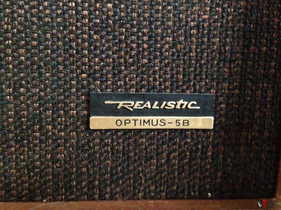 Pair of Realistic Optimus 5B - 3-Way Loudspeaker System Photo #1319418 ...