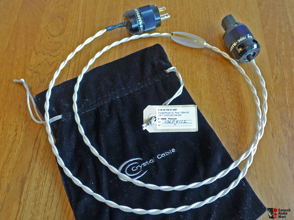 Crystal Cable DREAMLINE PLUS Power Cable ($6,750) + Wattgate Plugs ...