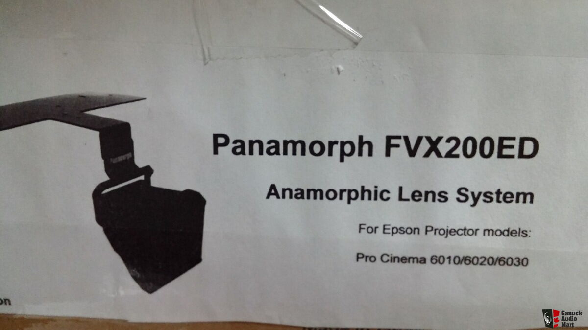 Panamorph FVC200ED Ananamorphic Lens System Best Offer For - Canuck ...