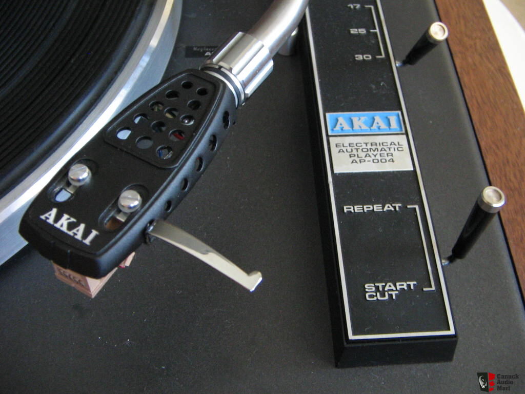 AKAI AP-004 Turntable, made in Japan; with Grado GT MM Phono Cartridge ...